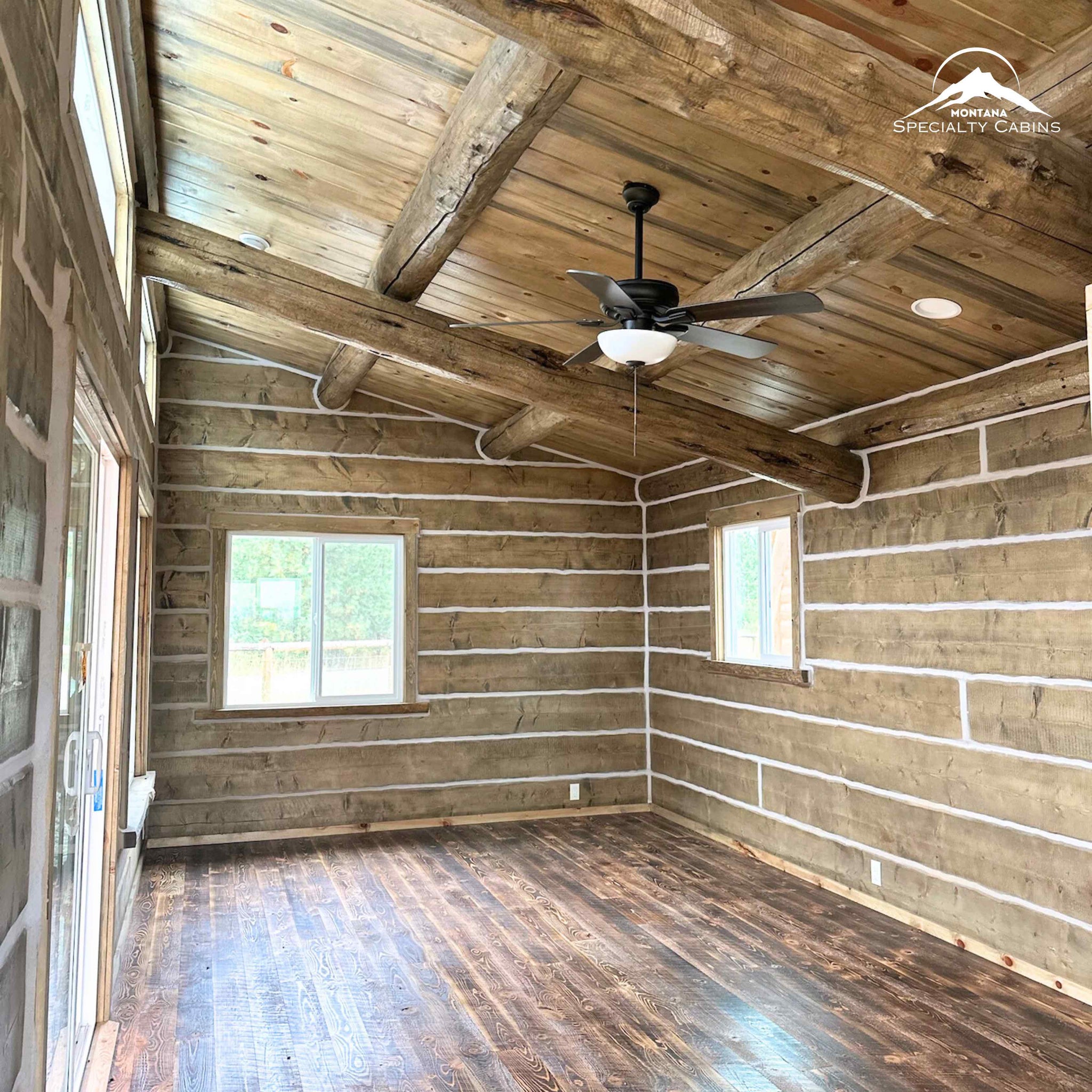 Grey Wolf Log Cabin 12x26ft: Turn-Key Tiny Log Cabin – Montana ...