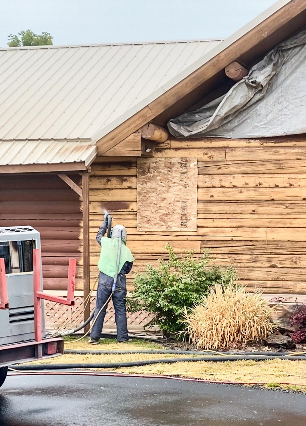 Log Restoration Services – Montana Specialty Cabins