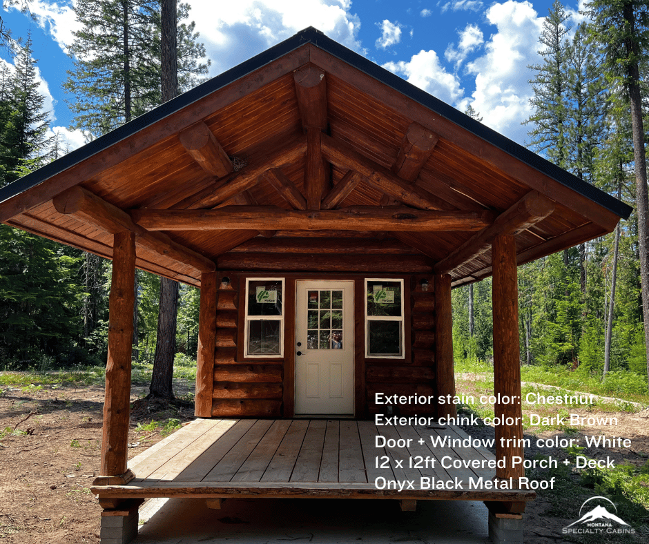 Arctic Fox Log Cabin 12x30ft: Turnkey Living and Outdoor Oasis ...